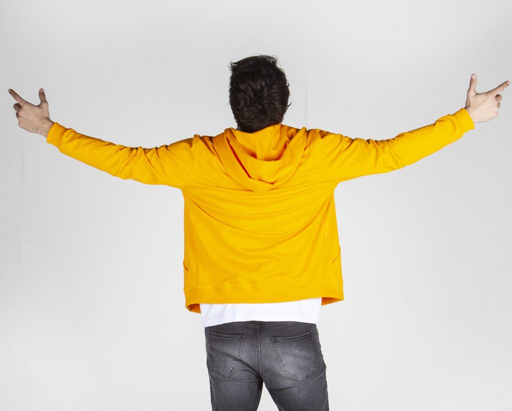 campera lisa CALDER naranja